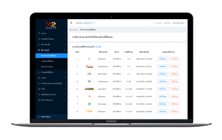 Casino APIs Provider - X2 Dynamic
